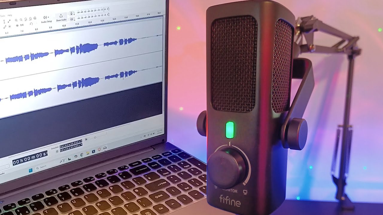 FiFine Condenser Mic - Test & Review - YouTube
