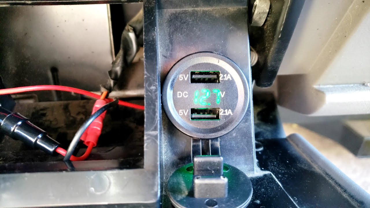 How to install a USB power outlet in your car - YouTube