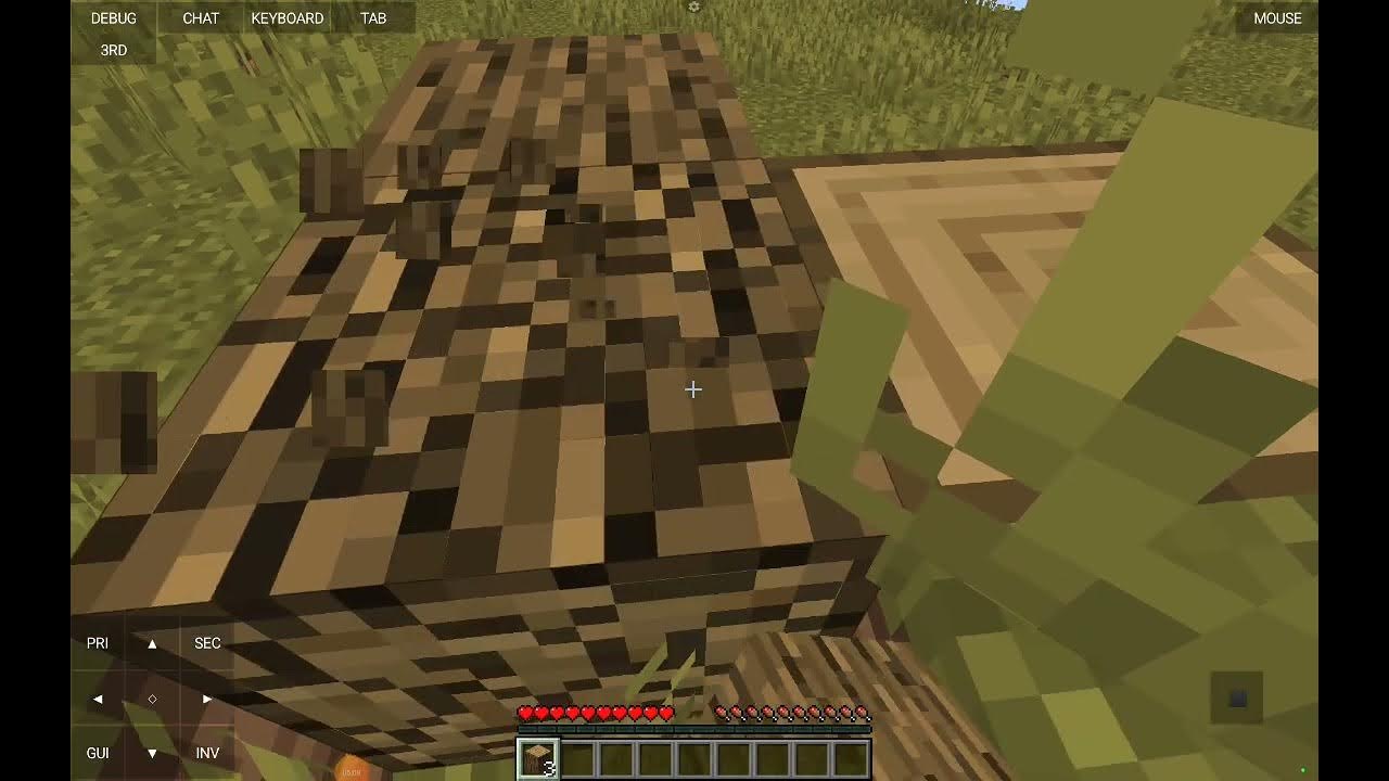 ilk defa minecraft Java edition yani pojavlauncher oynadım - YouTube