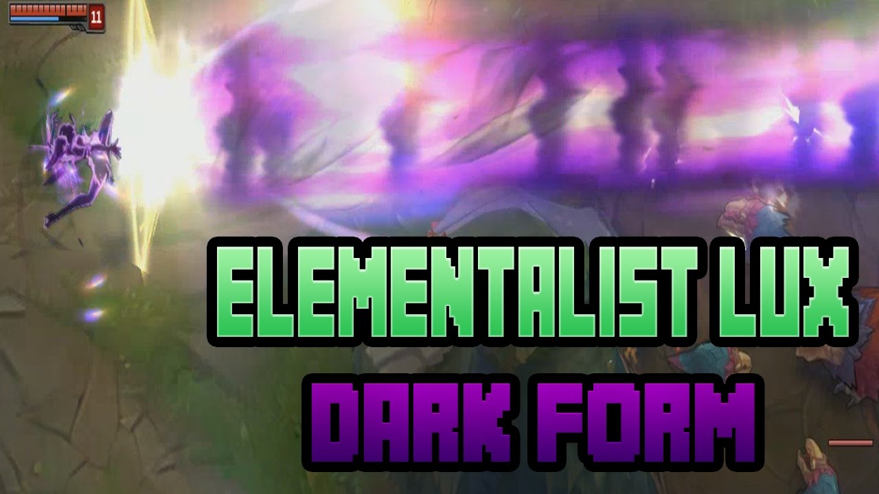 New ULTIMATE Skin - Elementalist Lux | Dark Form | League of Legends ...