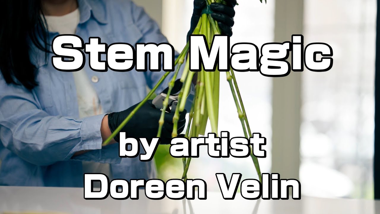 🌿 Stem Magic: Creating Beautiful Alcohol Ink Stems on Canvas! 🎨 - YouTube