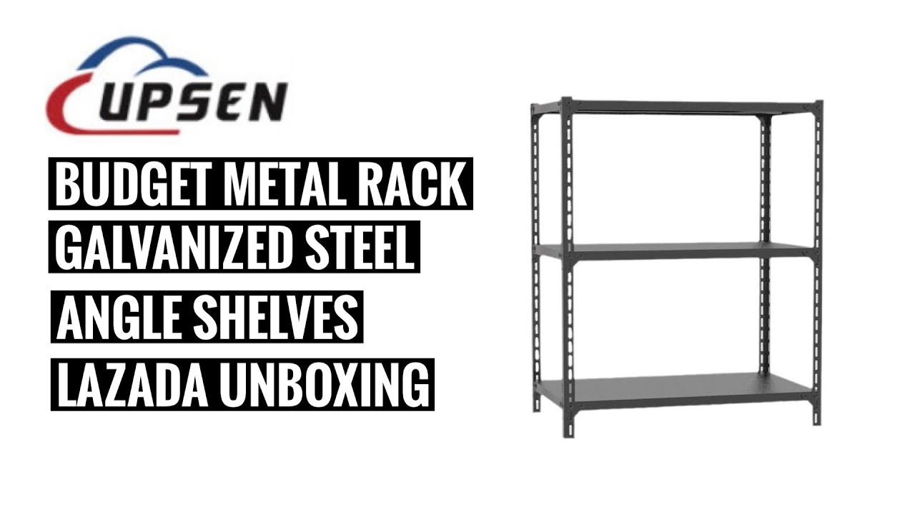 UPSEN Metal Rack Assembly | Galvanized Steel | Angle Shelves | Lazada ...