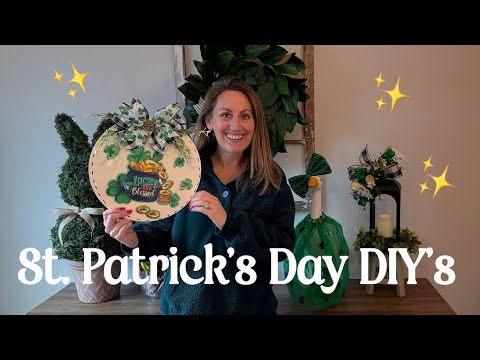 ST. PATRICK’S DAY CRAFT 🌈🍀 Dollar Tree Craft | Dollar Tree DIY’s | Meet Lucy Goosey 🪿🍀