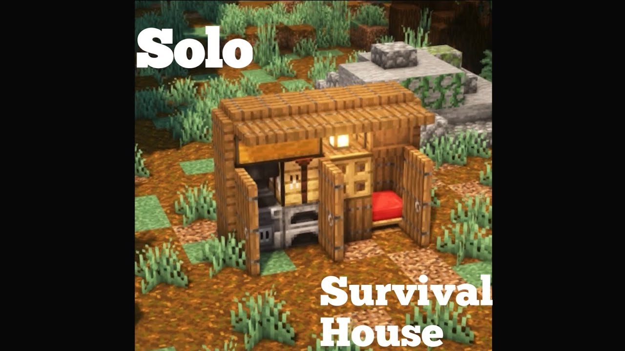 Minecraft : Building Solo Survival House [Tutorial] #7 - YouTube