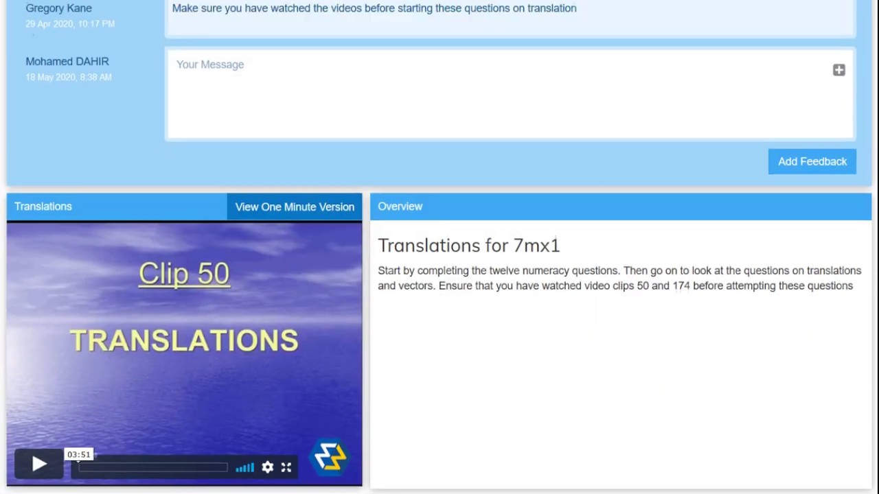 Translations And Vectors On MathsWatch Y7 Y8 YouTube Translations And Vectors On MathsWatch Y7 Y8 YouTube