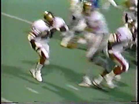 1985 USFL Oakland Invaders at Birmingham Stallions - YouTube