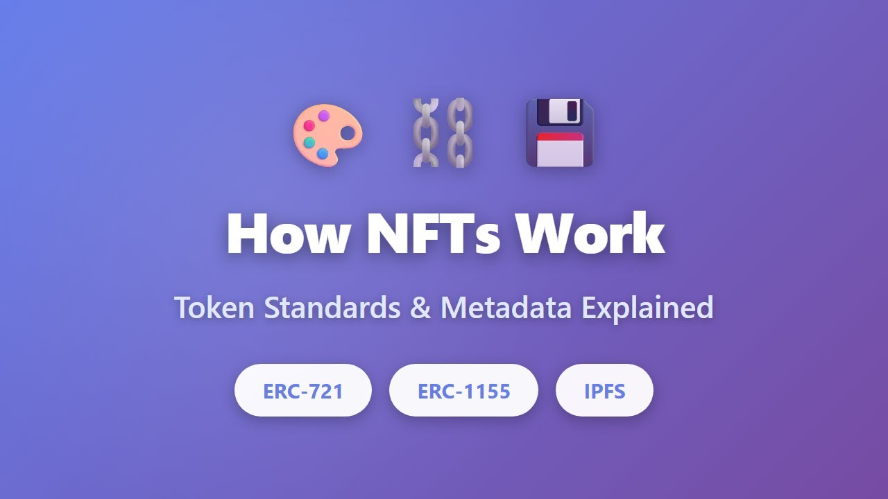 How NFTs Work: Token Standards & Metadata Explained (ERC-721 vs ERC ...