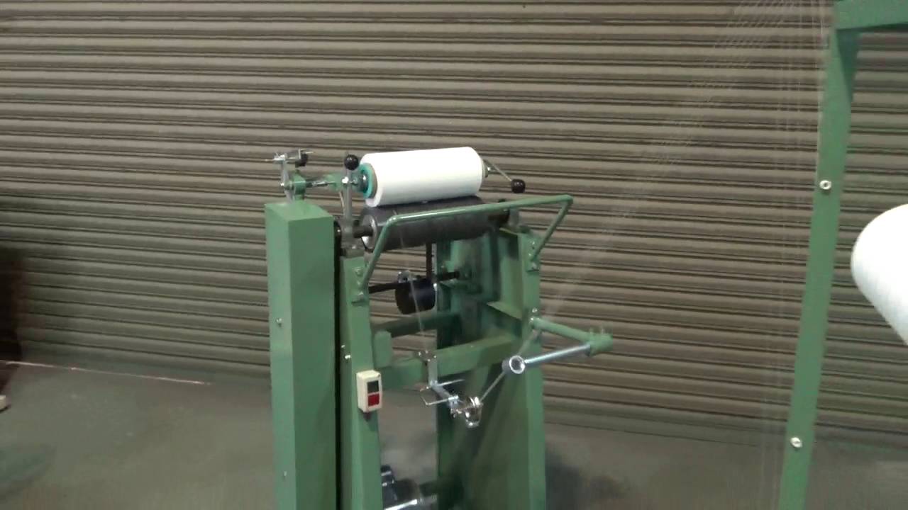 Combined spinning machine(290mm paper tube) - YouTube