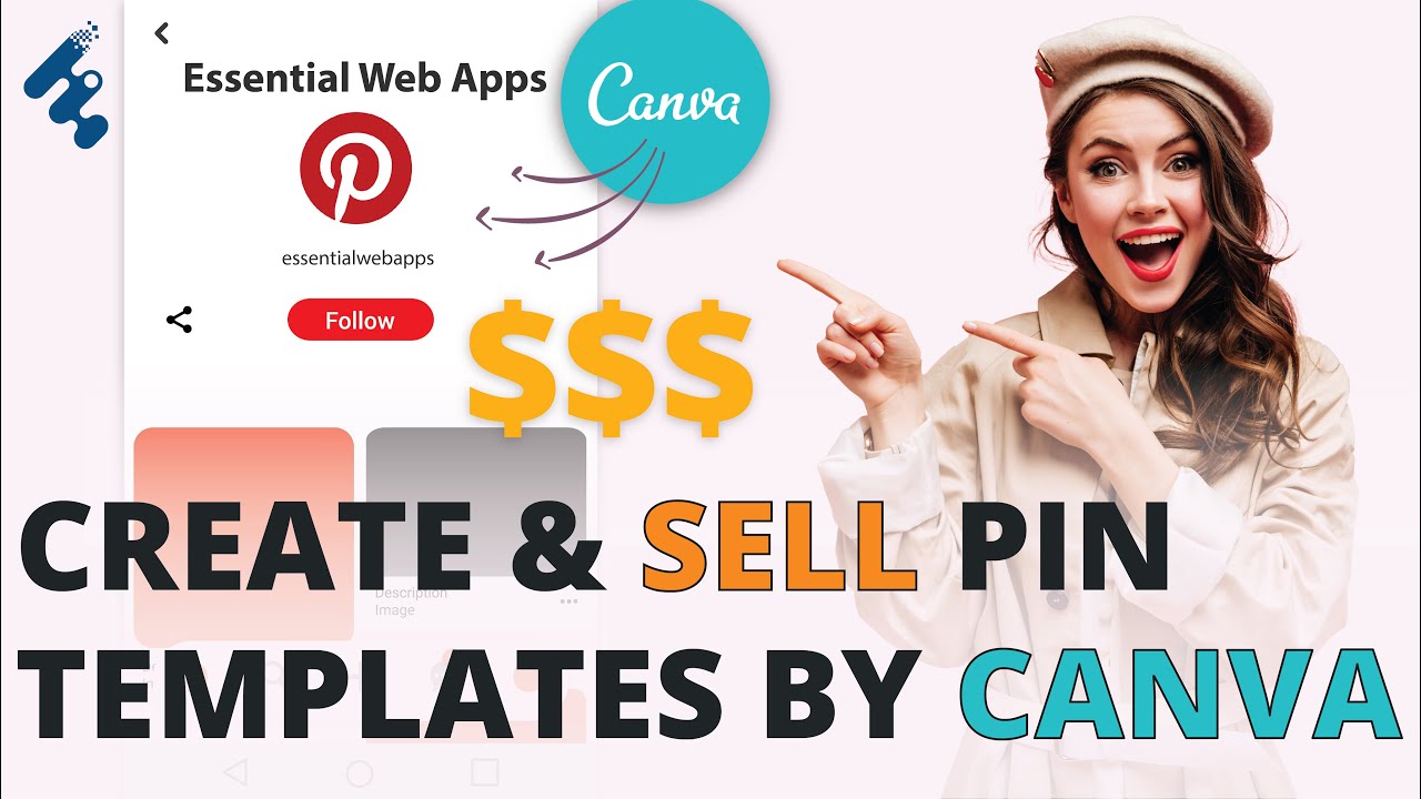 How To Create Templates To Sell - Canva Pinterest Templates - YouTube