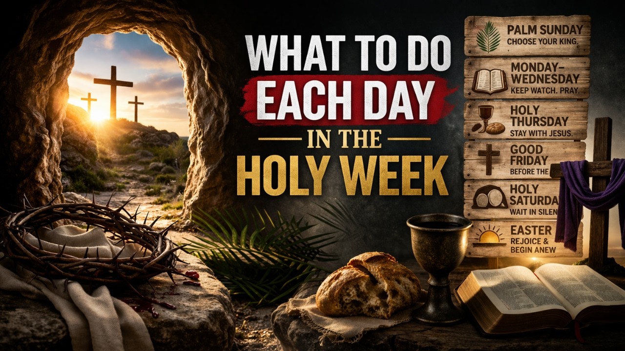 Holy Week Guide | What To Do Each Day to Grow Closer to Jesus #jesus # ...