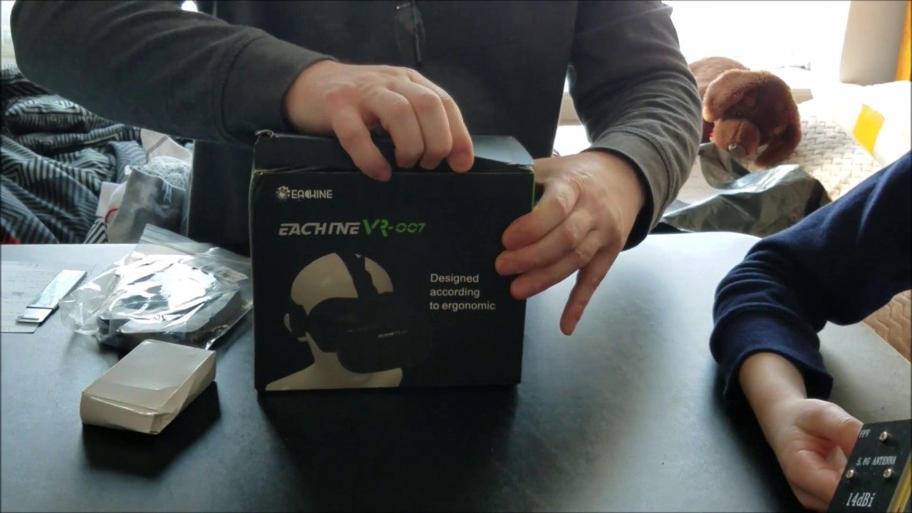 Unboxing #10 Eachine VR 007 FPV Goggles with the Hubsan X4 H501s - YouTube