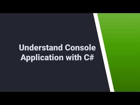 103 C# Console Application | A Step-by-Step Guide | C# videos | Learn C# - YouTube