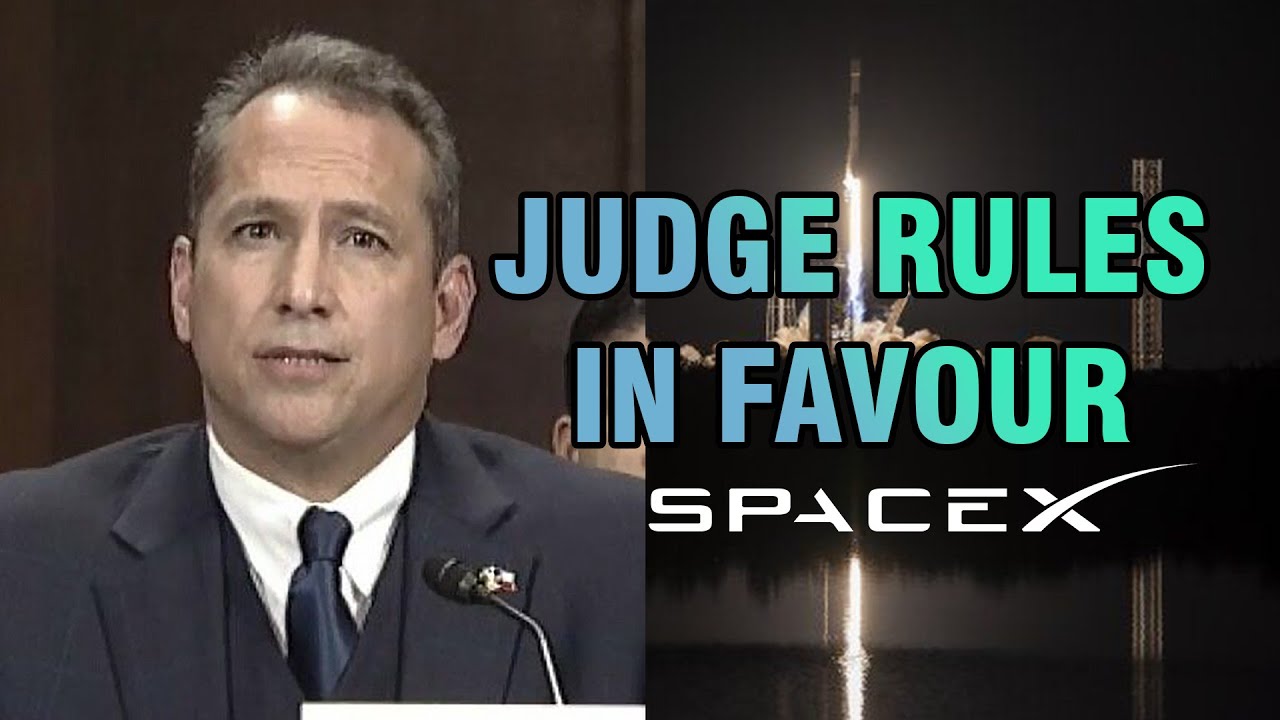 Judge Rules in Favour of SpaceX and More | SpaceX News - YouTube