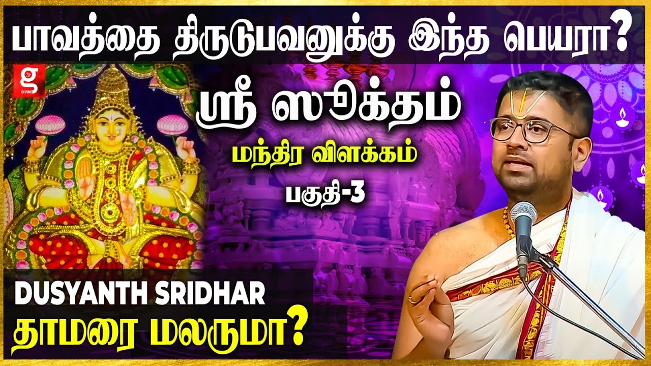 பாவத்தை நமக்கு தெரியாமலே போக்கும் தெய்வம் - Dushyanth Sridhar Tamil Upanyasam - YouTube