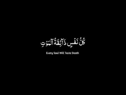 Ya ibadi allazina amanu || Al-'Ankabut - Verse 56-57 by Abdul Rahman Mossad || Black Screen Status