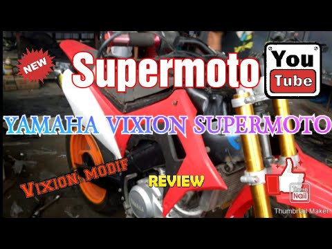 VIXION SUPERMOTO - MODIFIKASI YAMAHA VIXION SUPERMOTO - YouTube
