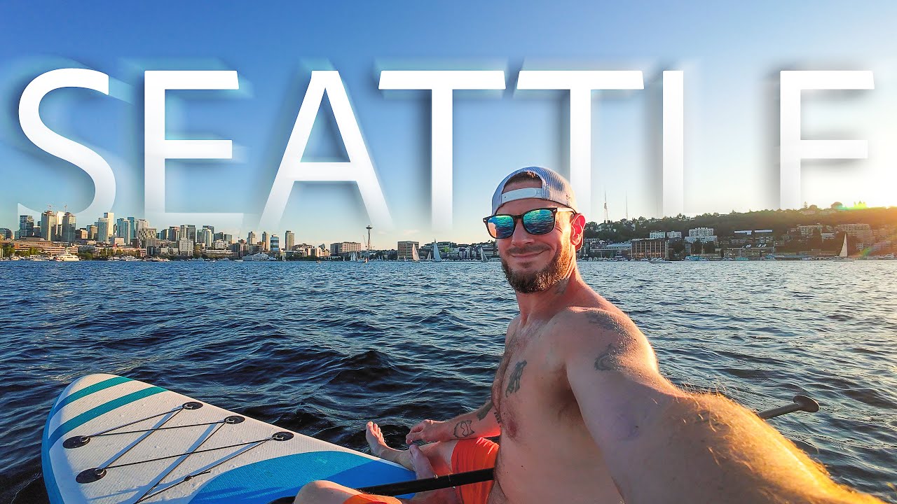 Seattle Paddle Board Sightseeing: The Best View of the City - YouTube