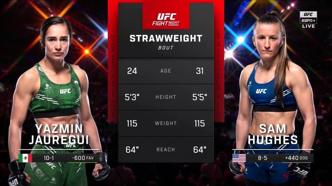 Full Fight : Strawweight Yazmin Jauregui vs. Sam Hughes | UFC Fight ...