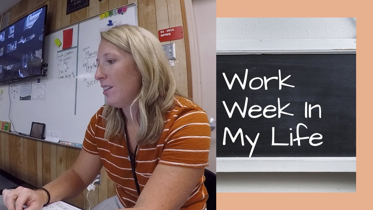 Work Week In My Life - teacher vlog - YouTube