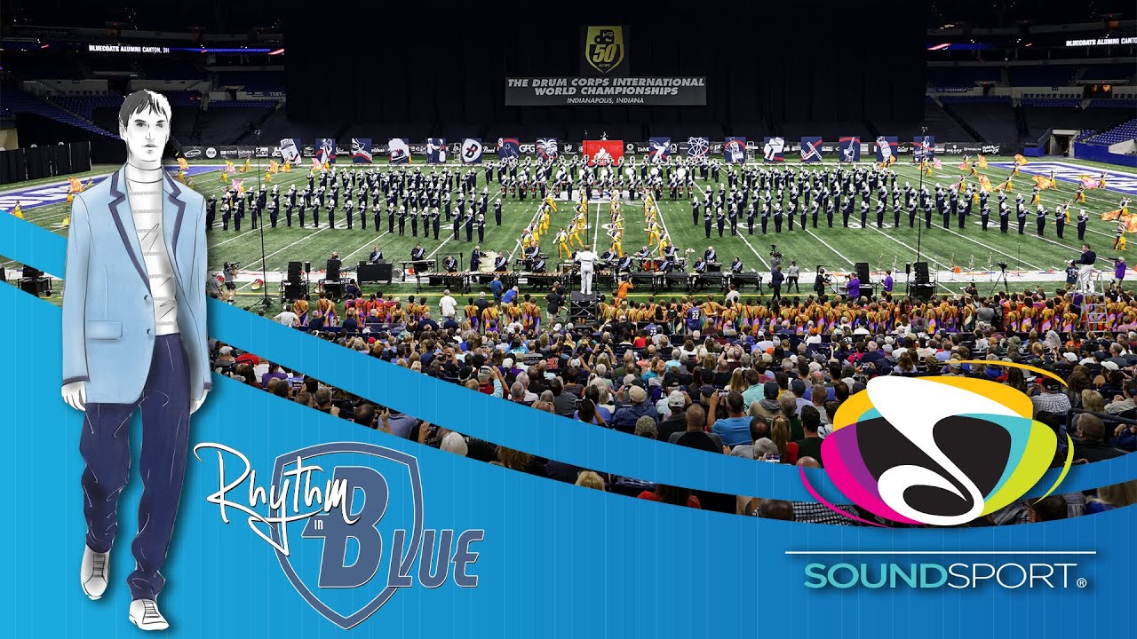 Bluecoats Alumni Corps sets the stage for Rhythm IN BLUE reboot - YouTube