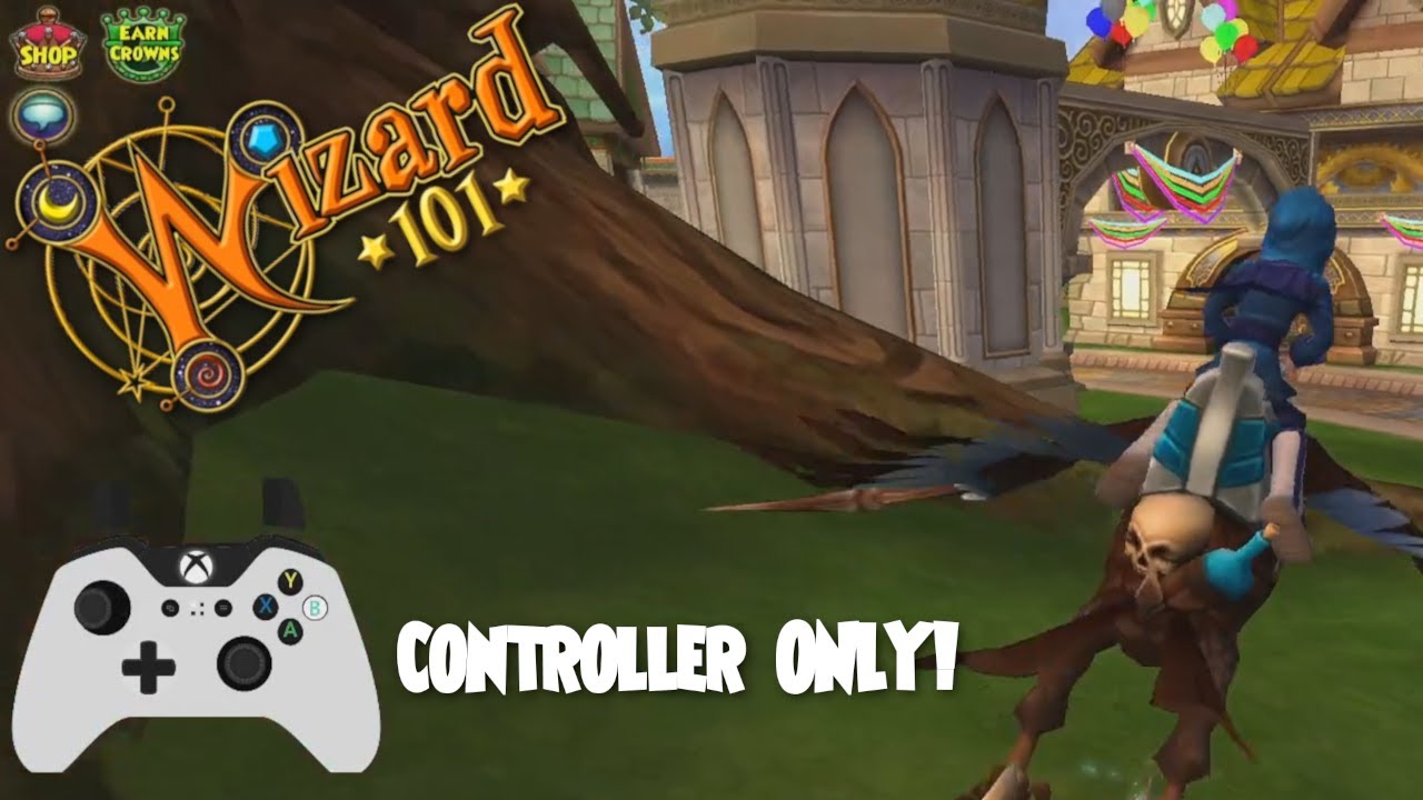 Playing with a Controller in the Royal Hall | Wizard101 Challenge Series - YouTube