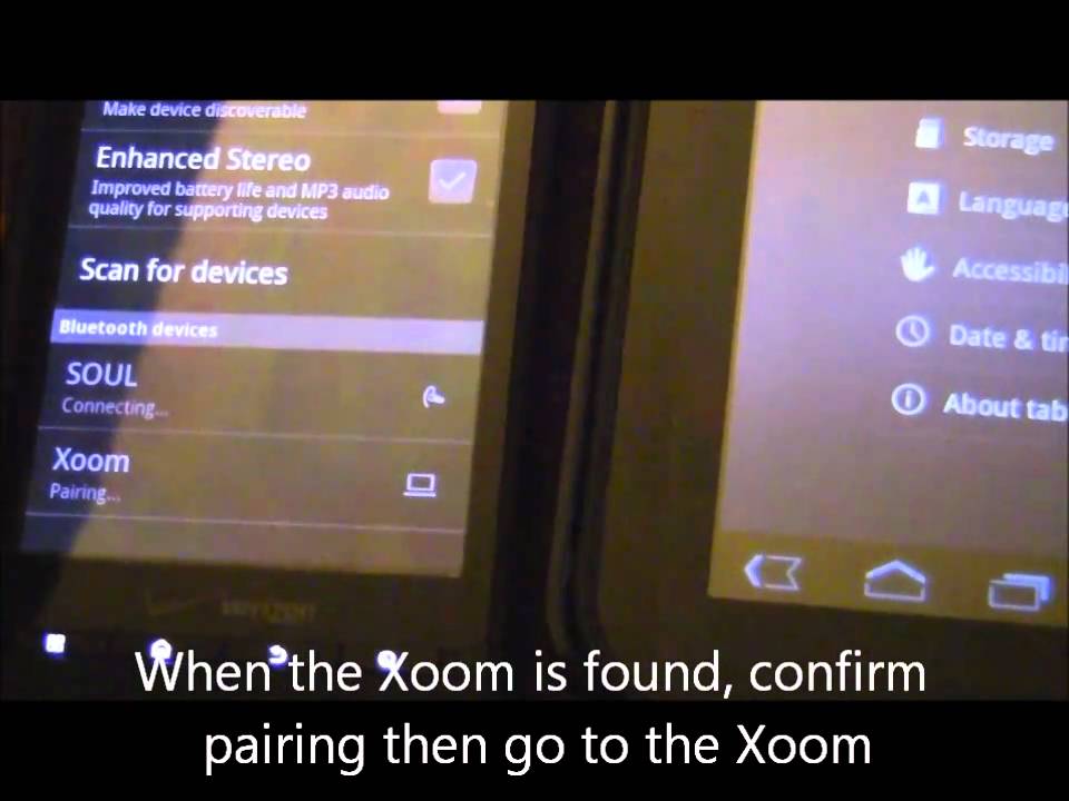 How to Tether Motorola Xoom Tablet to Droid X via Bluetooth - YouTube