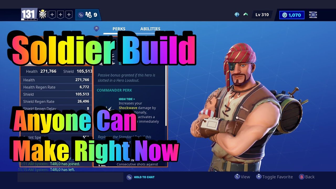 Soldier build anyone can build right now - YouTube