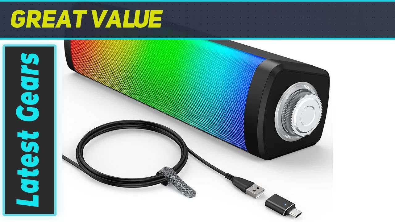LENRUE X11 USB Computer Speakers Review - YouTube