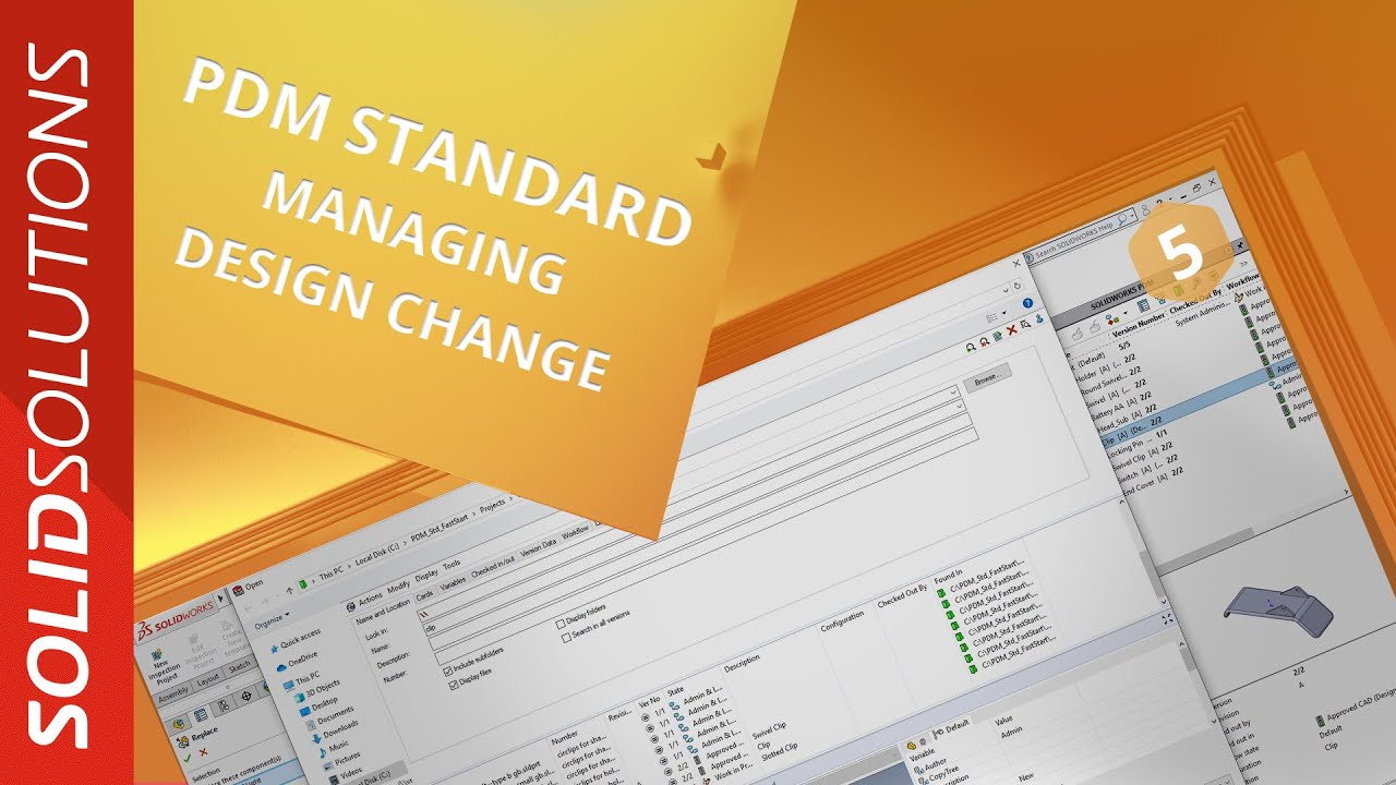 Managing Design Change | #5 | SOLIDWORKS PDM Standard Explained - YouTube