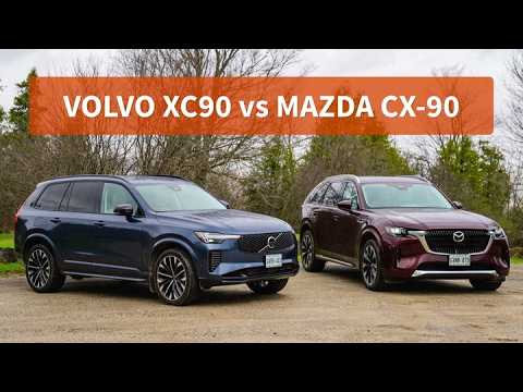 2026 Volvo XC90 PHEV vs Mazda CX-90 PHEV: Battle of the premium plug-in three-rows! | Driving.ca