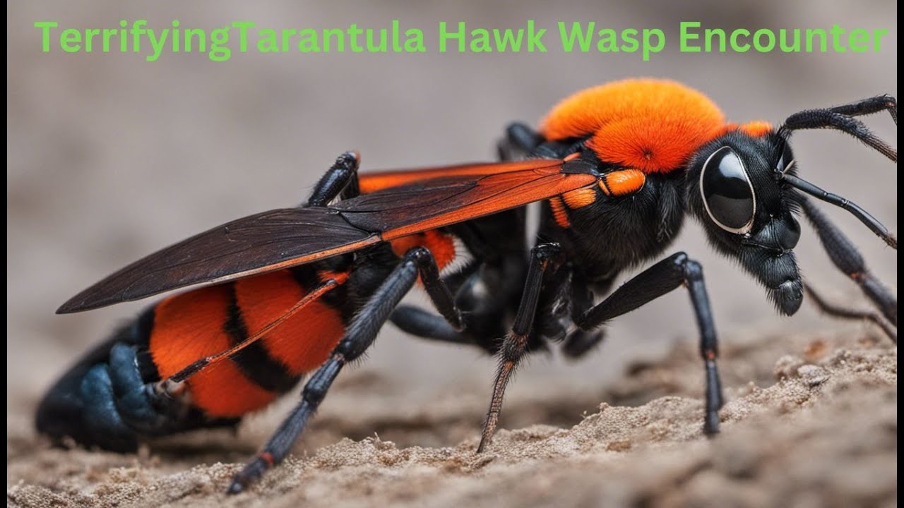 The Astonishing Taracula Hawk Wasp Nature's Fierce Predator - YouTube