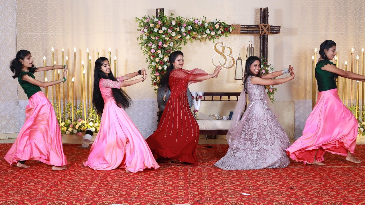 Kerala Christian Engagement Cousins Dance Performance | Bidhun 💕Sandra | Betrothal - June 11 ...