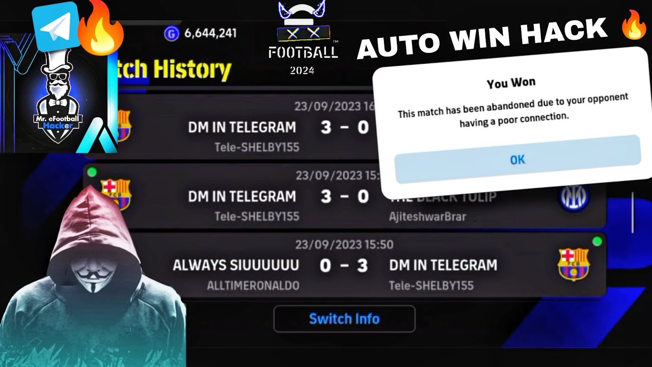 EFOOTBALL 2024 AUTO WIN RANK PUSH 🚨👿 | AUTO WIN FILE SET UP TUTORIAL 🔥 ...
