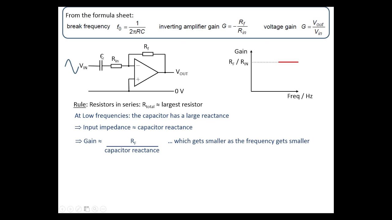 Active bass cut filter - YouTube