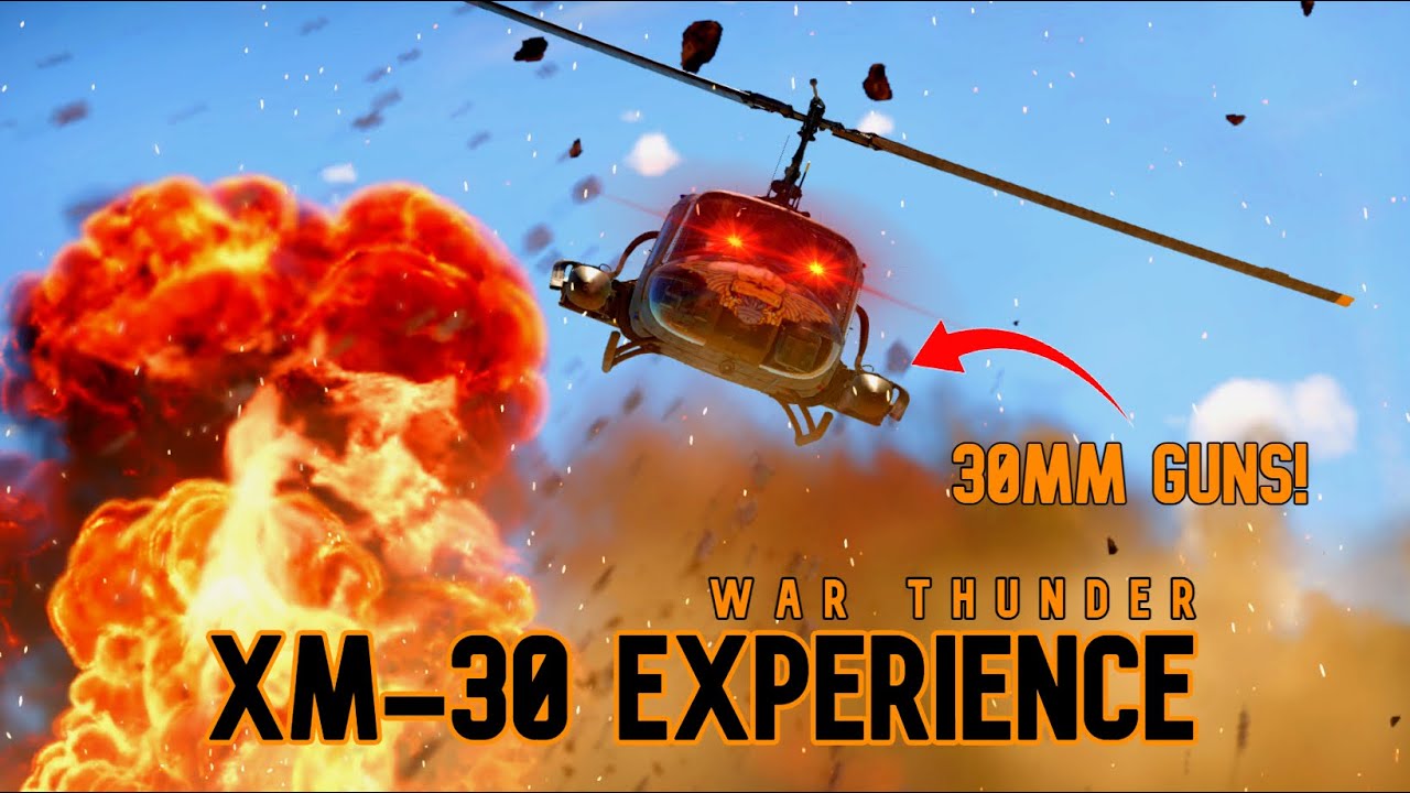 The WAR THUNDER UH-1C XM30 Experience - YouTube