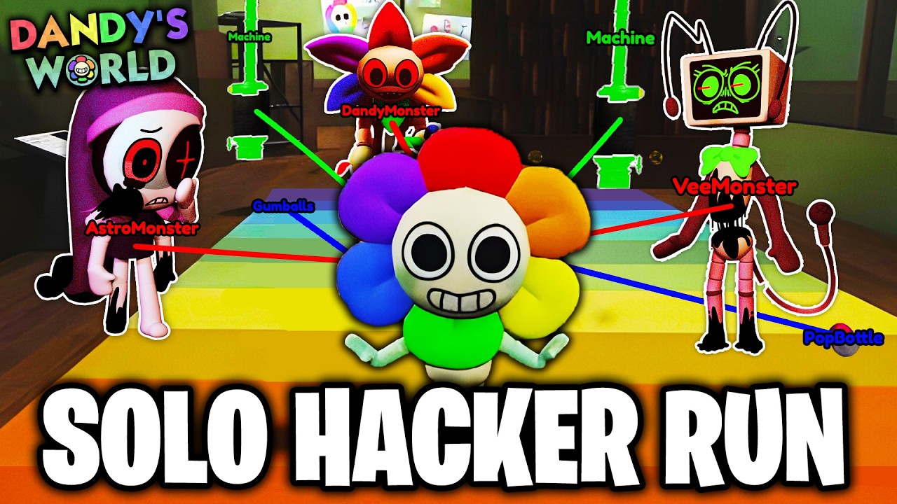 SOLO HACKER RUN in Dandy's World! (FLOOR 25+) - YouTube