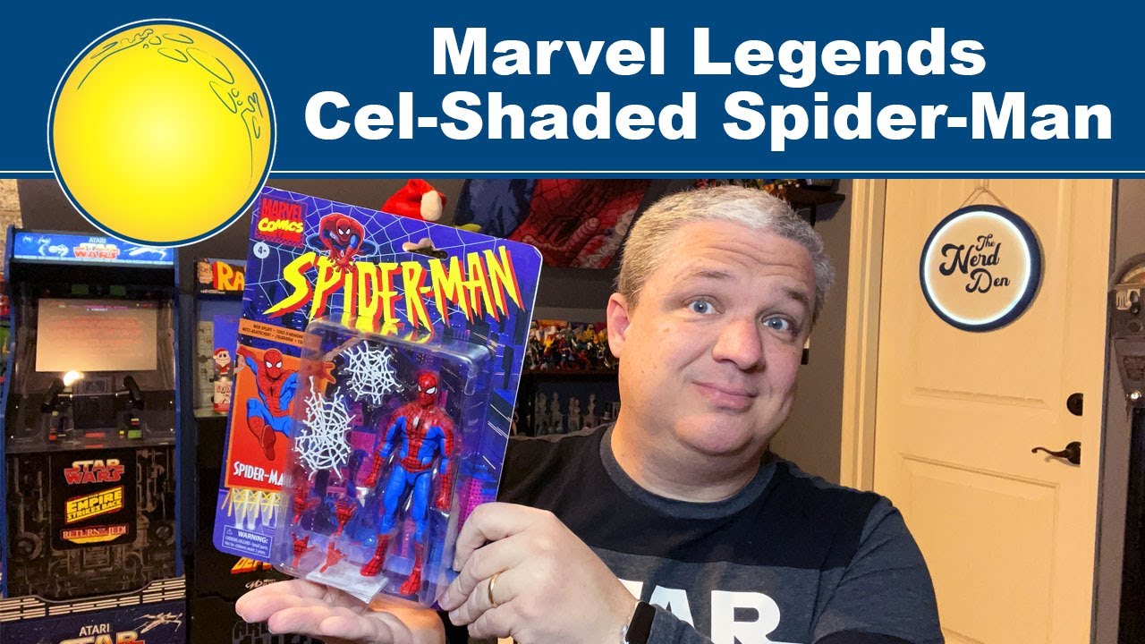 CLOSER LOOK | Marvel Legends Cel-Shaded Spider-Man - YouTube