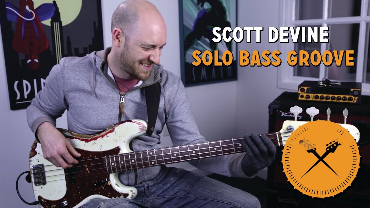 "Off The Cuff"... Scott Devine Solo Bass Groove - YouTube
