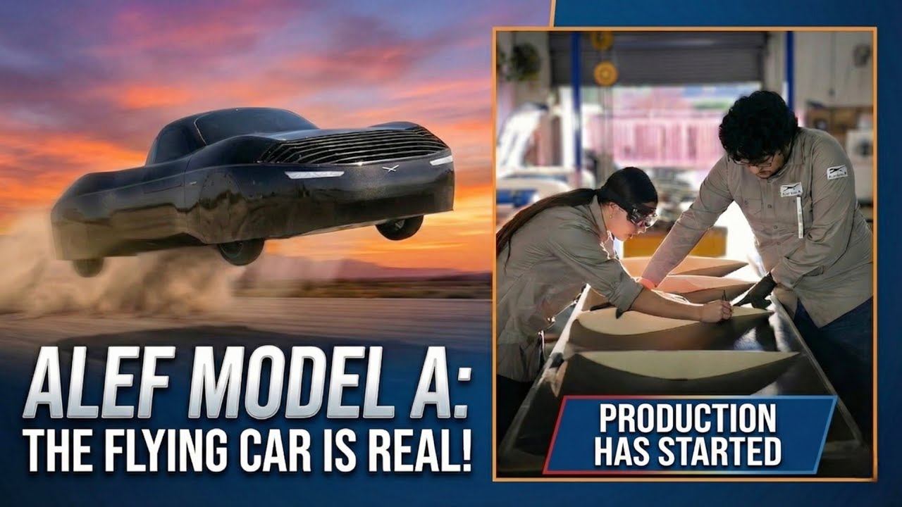 Alef Model A Flying Car Enters Production! - YouTube