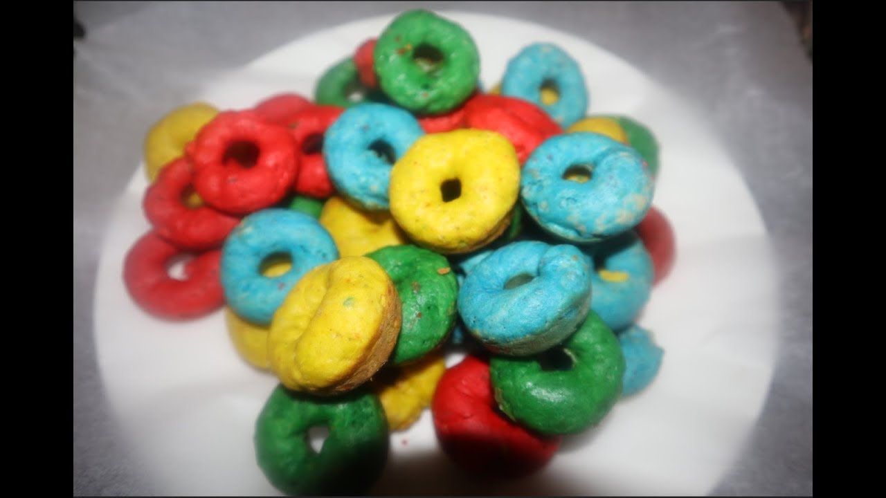 FROOT LOOPS Mini DONUTS - YouTube