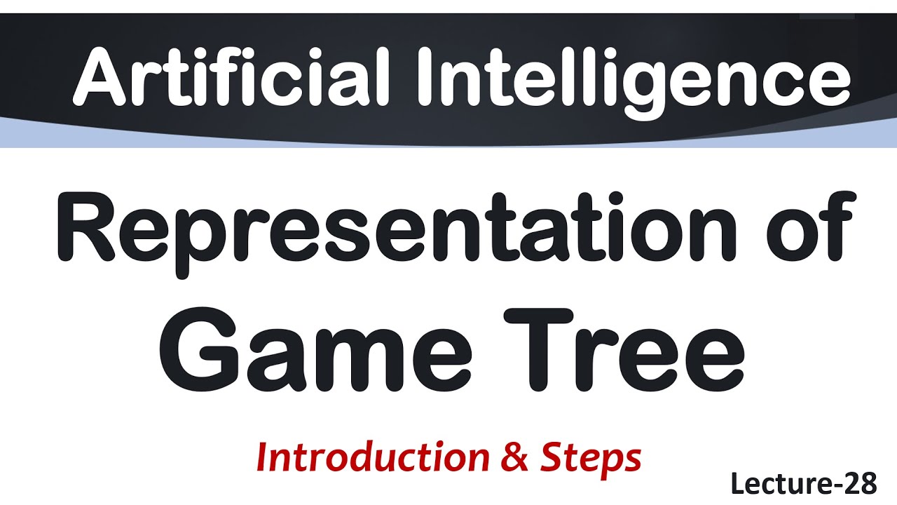 Lec-28 | Game Tree Representation & Steps in AI | AI Tutorial in ...