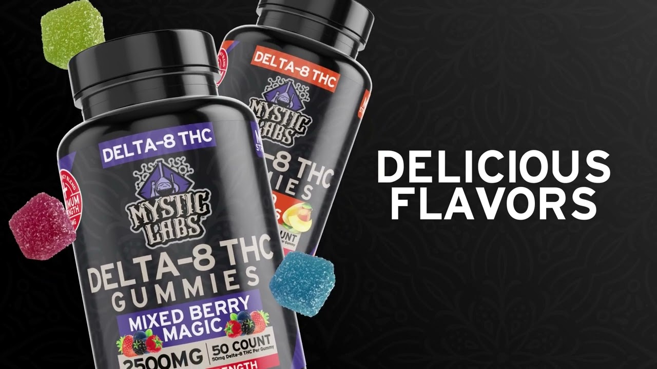 Delta 8 THC Gummies | High Potency Delta 8 Gummies | Mystic Labs™ - YouTube