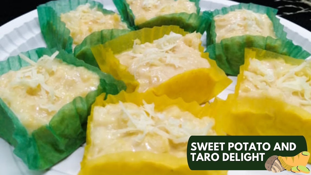 KAMOTE & GABI HALAYA | SWEET POTATO AND TARO DELIGHT | EASY RECIPE (FC ...