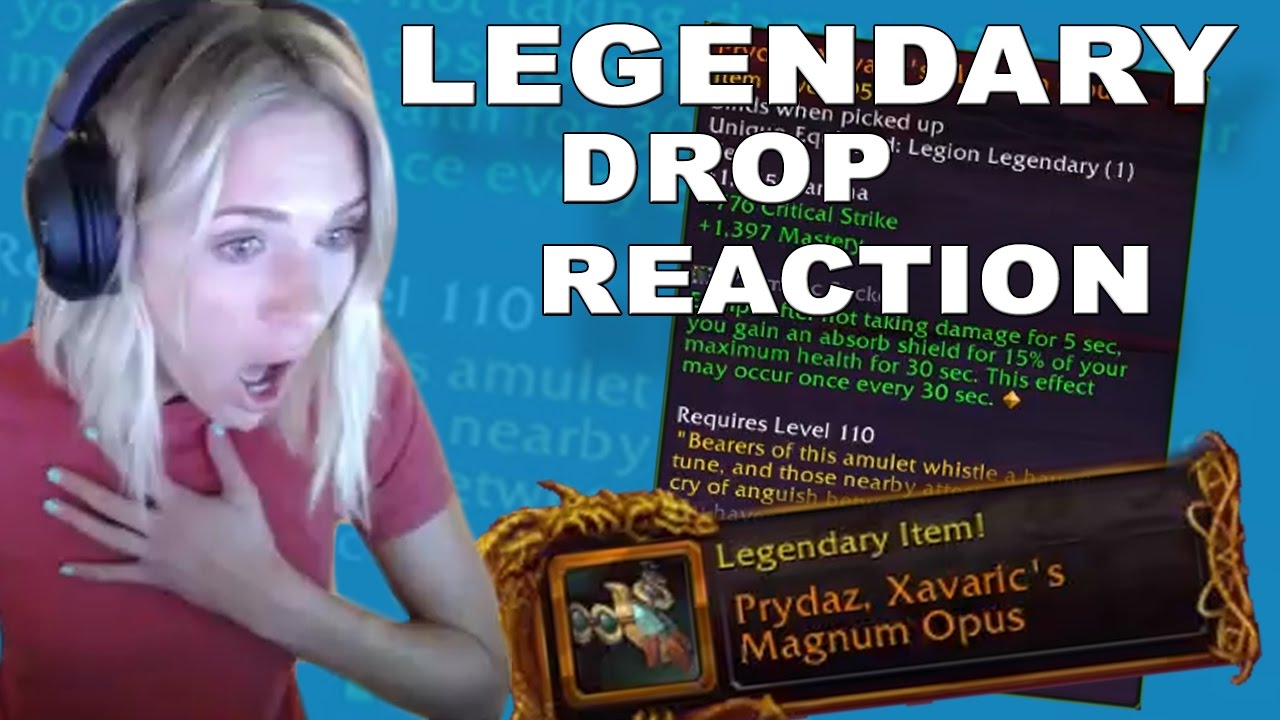 Legendary (Lea) Drop Reaction - YouTube