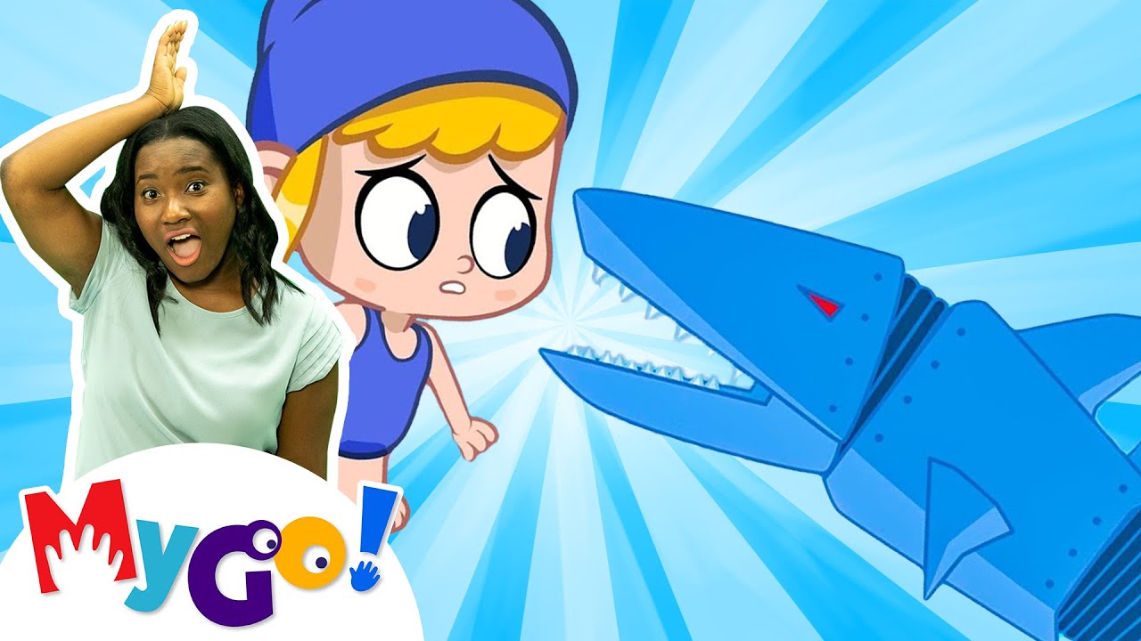 [CC] The Robot Sharks | MyGo! Sign Language For Kids | Morphle TV | ASL ...