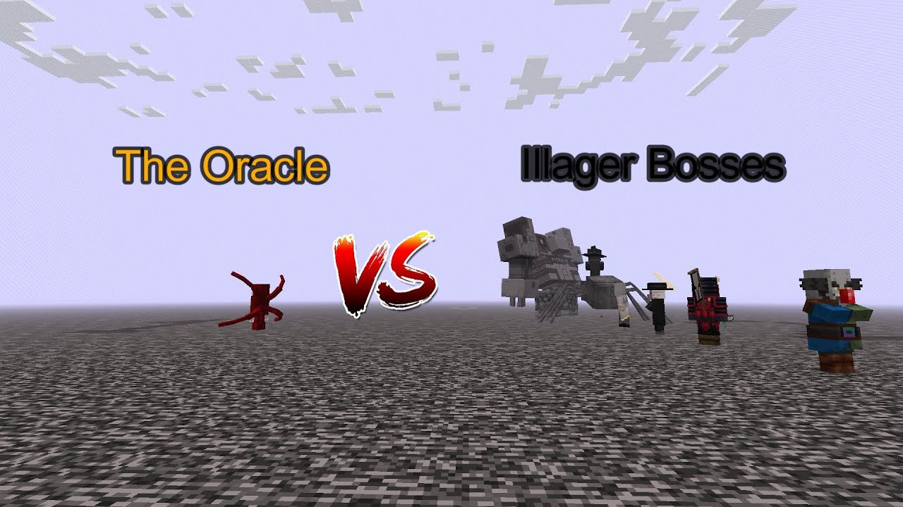 The Oracle vs Illager Bosses Mob Battle Minecraft - YouTube The Oracle vs Illager Bosses Mob Battle Minecraft - YouTube