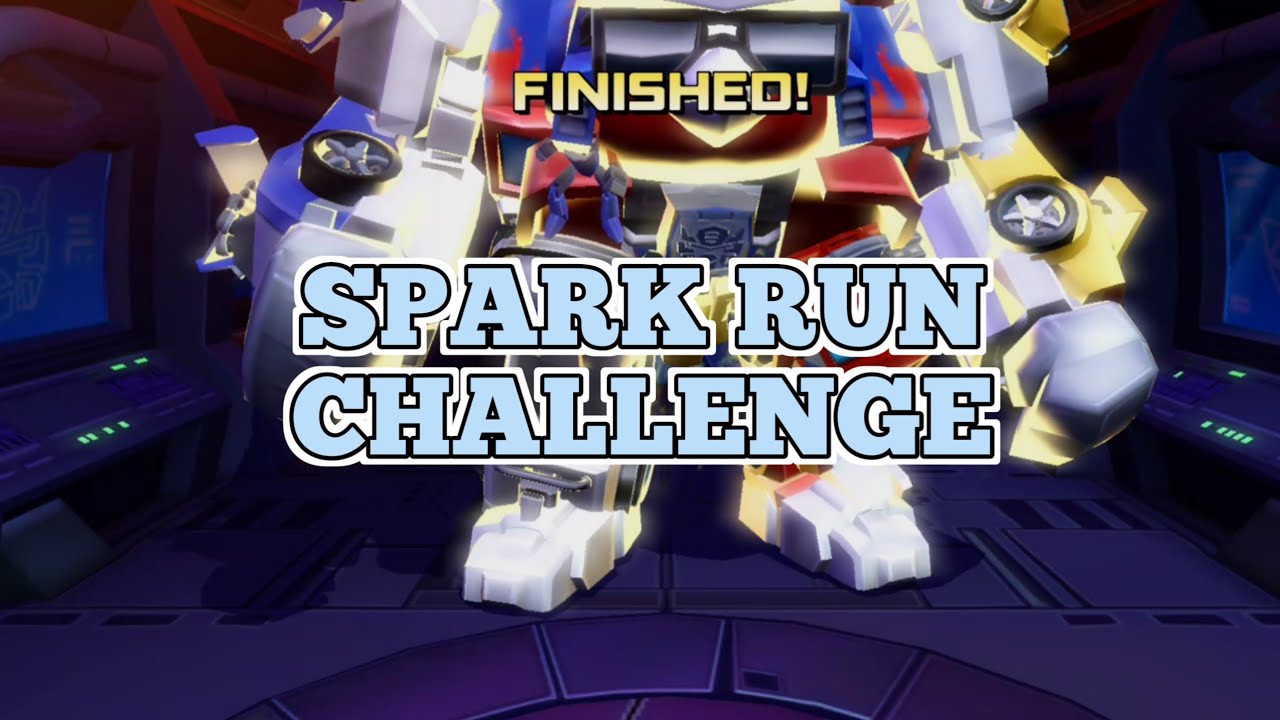 Angry Birds Transformers Spark Run Challenge - Optimus Maximus - YouTube