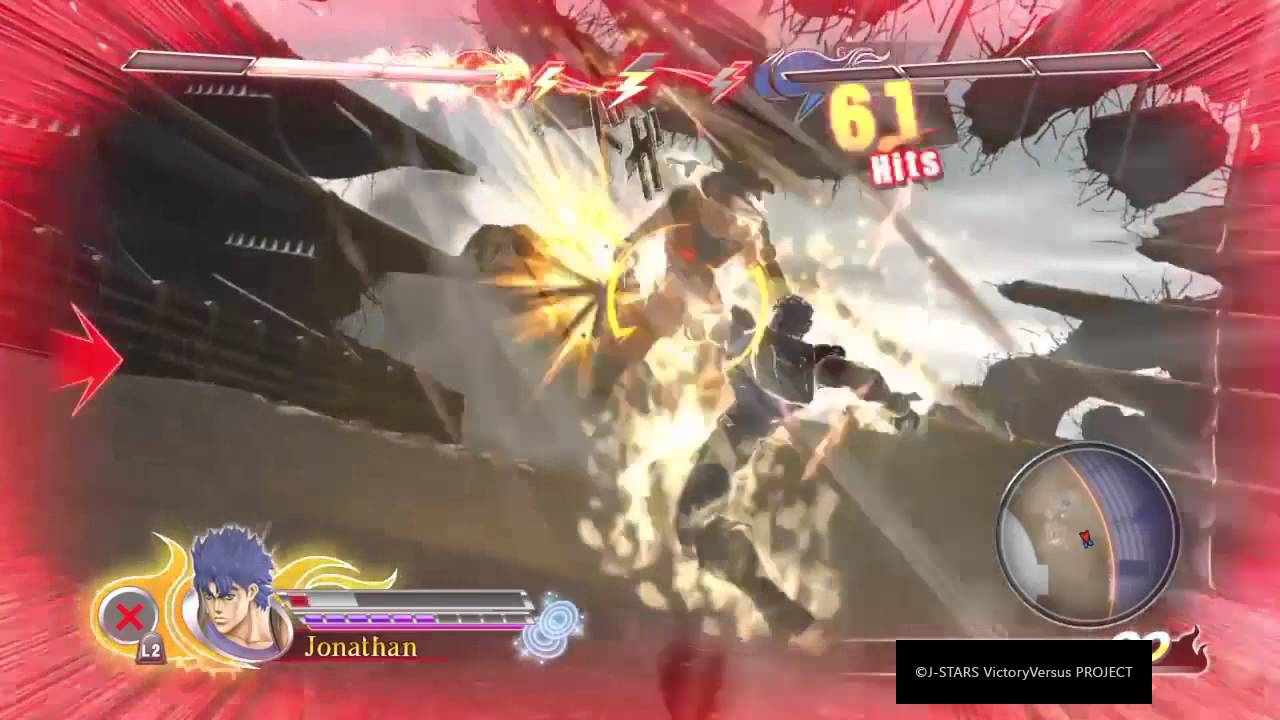J-Stars Victory Vs+ - Jonathan Joestar Sunlight Yellow Overdrive COMBO ...
