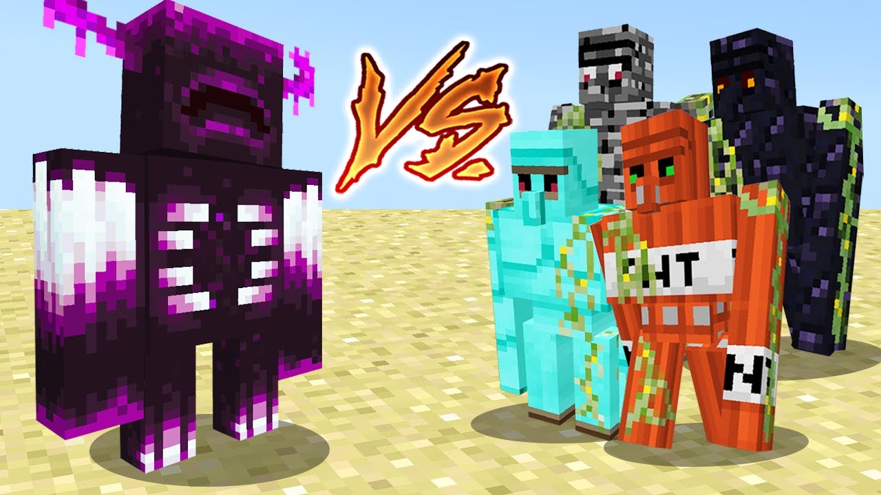 Purple Warden VS All Iron Golems [MINECRAFT BATTLE] - YouTube
