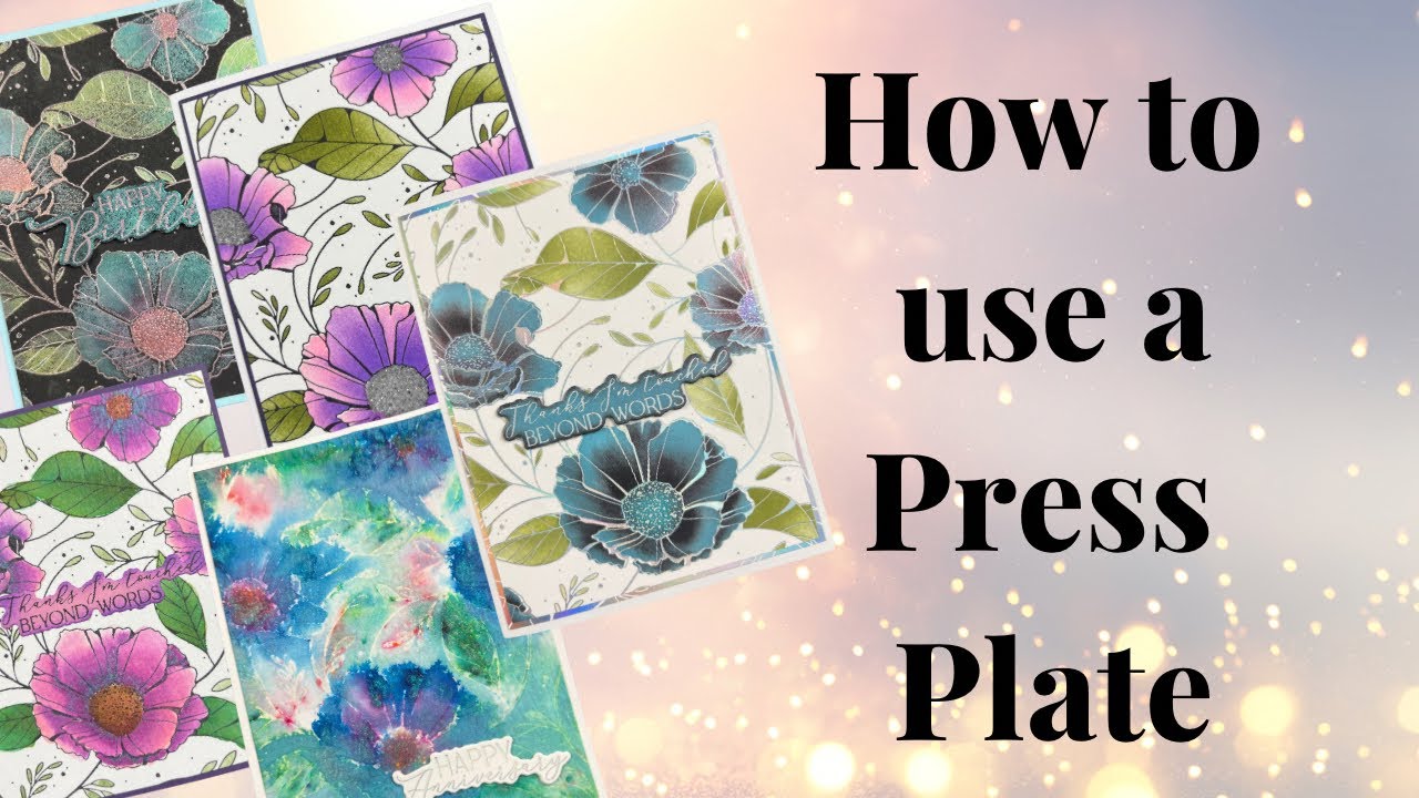 How to use a Press Plate in FIVE unique ways - YouTube